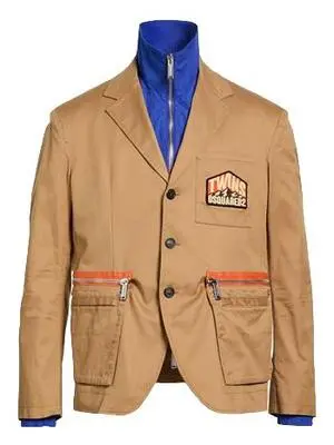 Dsquared2 Single-breasted Twill Blazer - Beige