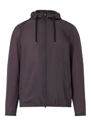 Herno Shell Hooded Jacket Brown