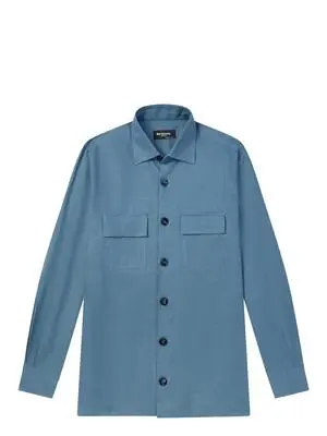Kiton Linen Shirt - Blue