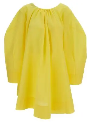 Jacquemus Paysan Mini Tunic Dress Giallo