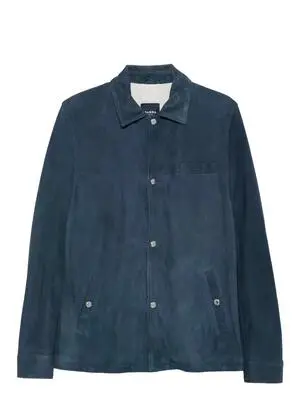 BARBA NAPOLI Sj Tyler Button Suede Jacket