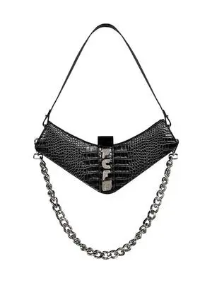 PCFG Boomerang Shoulder Bag Black