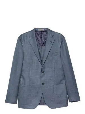 Corneliani Button Single-breasted Jacket - Blue