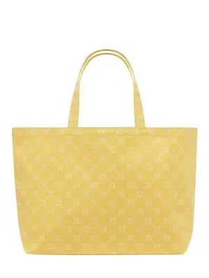 Gerard Darel Lolita Monogram Shopper Tote - Lemon/vanilla