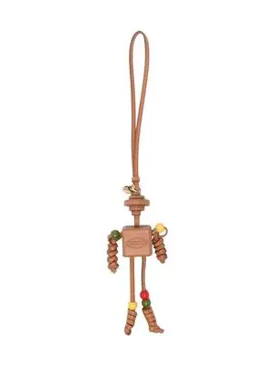 TOD'S Beaded Charm - Brown