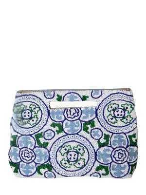 ISLAND TO EAST SIDE Medallion Mosaic Tile Pouch - Multi