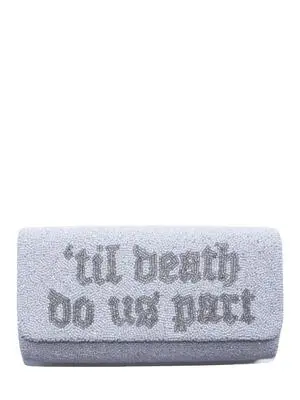 ISLAND TO EAST SIDE Til Death Do Us Part Medium Structured Bag - Silver/white