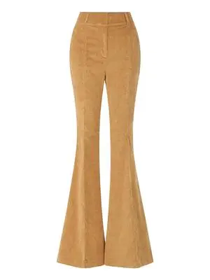 Gabriela Hearst Mid-rise Cashmere-wool Wide-leg Pants - Tan