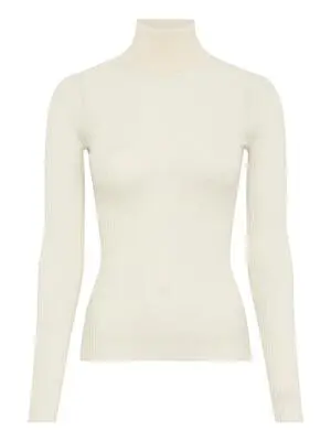 Gabriela Hearst Peppe Turtleneck Top - Ivory