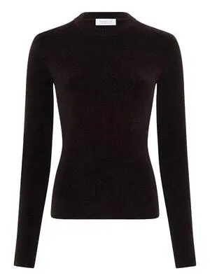 Gabriela Hearst Regent Silk Top - Brown