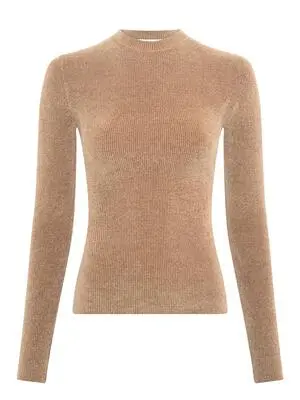 Gabriela Hearst Regent Silk Top Neutral