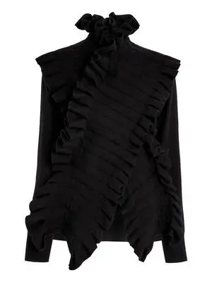 A.W.A.K.E. MODE Merino Wool-Cashmere Paneled Knit Jumper