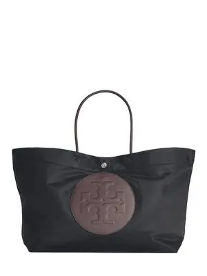 Tory Burch Large 'Ella Twist' Polyamide Bag Black