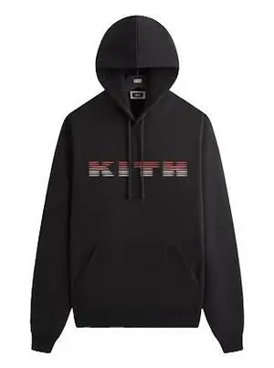 Kith Parallel Lines Williams III Hoodie Black