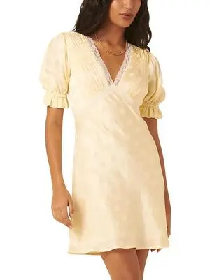 NOBODY'S CHILD Angela Mini Dress - Yellow
