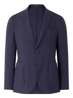 SLOWEAR Wool-blend Suit Jacket - Blue