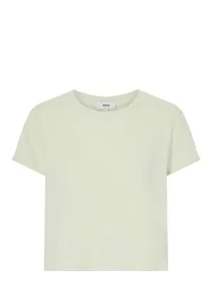 AGOLDE AGOLDE Adine Cropped T-Shirt In Organic Cotton-Jersey Mint