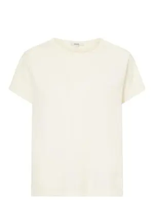 AGOLDE Adine Cropped Cotton-jersey T-shirt - Yellow