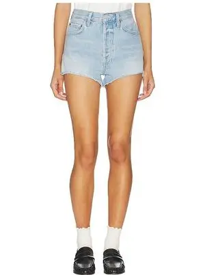 AGOLDE Ridley High Rise Denim Shorts - Comeback