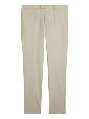 JACK VICTOR Patrick Tropical Weave Stretch Wool Blend Dress Pants - Sand