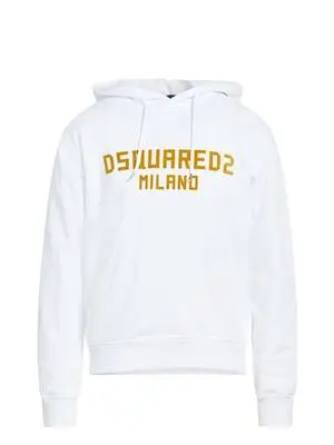 Dsquared2 Cotton Fleece Sweatshirt - White