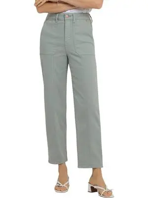 NYDJ Kasey Ankle Stovepipe Utility Jeans - Mistletoe