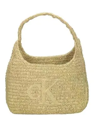 Calvin Klein Braided Shoulder Bag - Neutrals