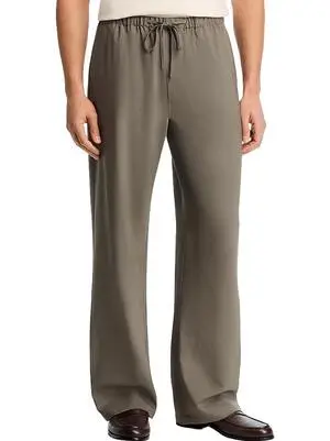 FRAME Wide Leg Trousers - Smoky Green
