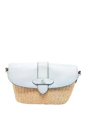 Ralph Lauren Woven Leather Tote Bag - Neutrals
