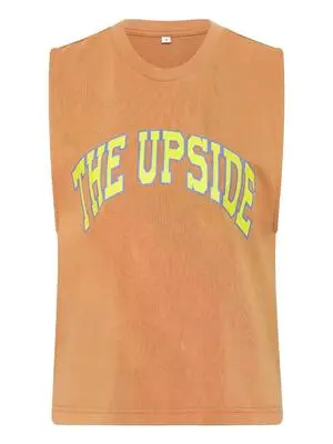 The Upside Logo-print Tank Top - Orange
