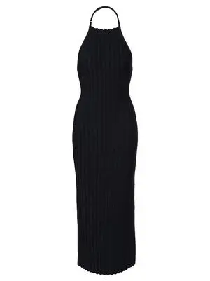 Jacquemus Knitted Midi Dress - Blue