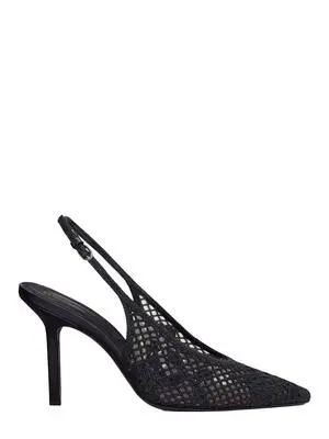 REFORMATION PILLAR SLINGBACK HEEL Black