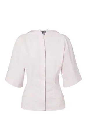 Jacquemus Moisson Cotton Poplin Shirt - Pink