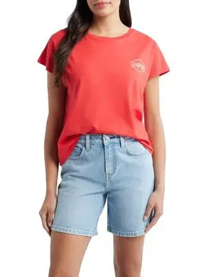 CITY BLUES Graphic T-shirt - Red