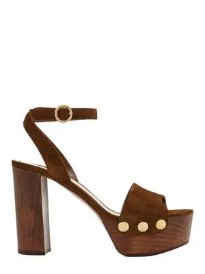 GIANVITO ROSSI Ardéa Platform Sandals - Brown