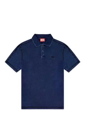 DIESEL® Topstitch Polo Shirt - Blue