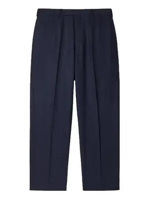 Paul Smith Relaxed-fit Wool Trousers - Blue