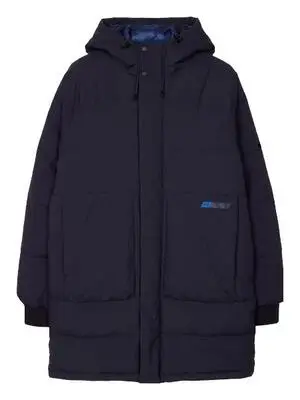 Paul Smith Recycled-nylon Long Wadded Coat - Blue