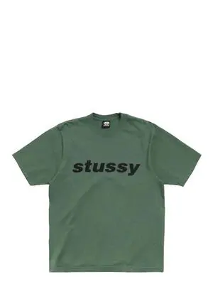 StÜssy Shark Pigment Dyed Tee Shirt - Pine