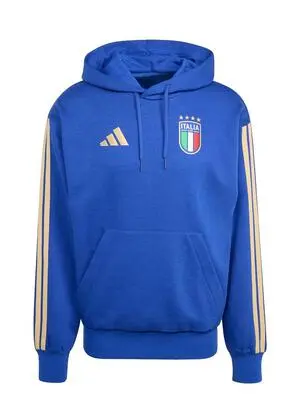 Adidas Italy National Team FIFA X World Cup Alphaskin Fleece Hoodie Blue