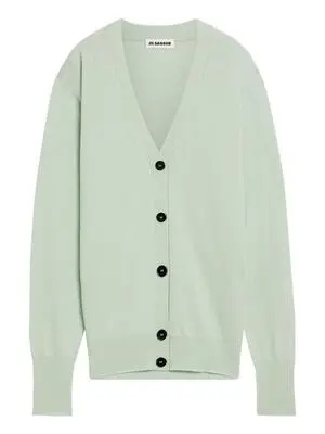 JIL SANDER Cashmere Cardigan - Mint
