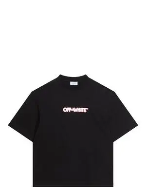 Off-White Printed Cottonjersey Tshirt Black