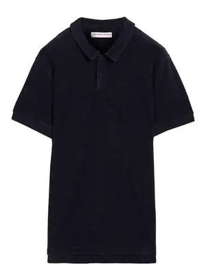 Orlebar Brown Lorenzo Cottonterry Polo Shirt - Navy