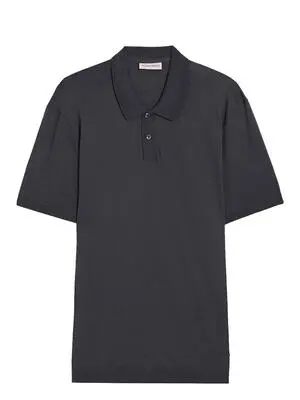 Orlebar Brown Jarrett Cotton And Modalblend Jersey Polo Shirt - Anthracite