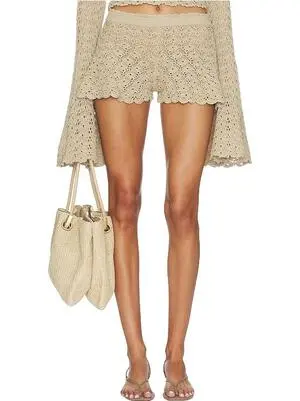 Tularosa Zaylee Open Stitch Short - Tan