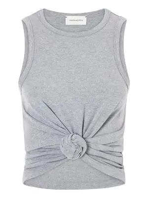 Magda Butrym Cotton-stretch Tank Top - Gray