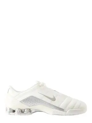 Nike T90 Shox Magia Qs Leather Sneakers - Silver