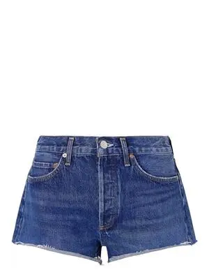AGOLDE Parker Denim Shorts - Blue