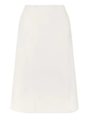 Suzie Kondi Sienna Cotton-blend Terry Midi Skirt - Neutrals