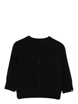 Extreme Cashmere Nº474 Super Little Buttoned Cardigan - Black